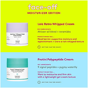 Drunk Elephant Lala Retro Whipped Cream. Replenishing Moisturizer for Skin Protection and Rejuvenation (15 mL / 0.5 Fl Oz)