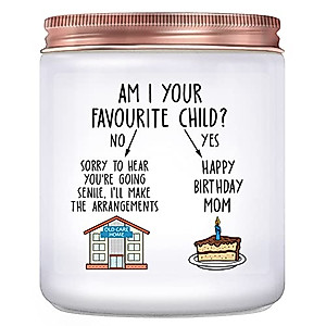 Funny Gifts for Mom Birthday- Mom Birthday Gifts, Birthday Candle Gift for Mom - Happy Birthday Mom, Lavender Scented