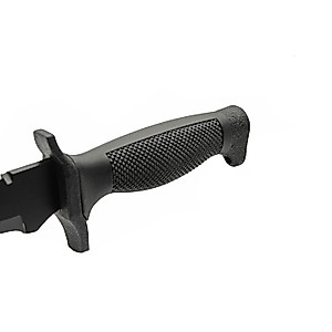 Skull Logo Bowie Stainless Steel Blade Abs Handle 12 inch EDC Hunting Knife