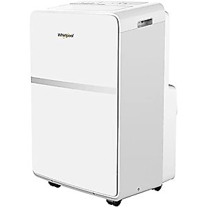 Whirlpool 8000 BTU Portable Air Conditioner For Rooms up to 350 Sq.Ft. with Remote, Digital Display, 24H Timer, and Auto Restart