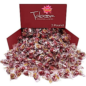 ATOMICFireballs – Sweet and Spicy Bulk Candy – Medium Size Individually Wrapped Hard Candy – Halloween Candy Bulk – Pack of 2 LB, Red Candy – Fireball Candy Bag with Intense and Fiery Cinnamon Flavors