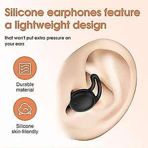 REMCCI Wireless Sleep Earbuds Headphones Bluetooth 5.3 Strengthen Noise Cancelling,Block External Noise,Touch Control Comfortable Silicone Material
