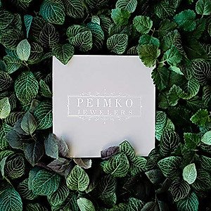 PEIMKO Mothers Grandmothers 4 Names Ring Personalized for Women, Custom Made Name Ring Sterling Silver Birthday Gifts for Women Size 4-15