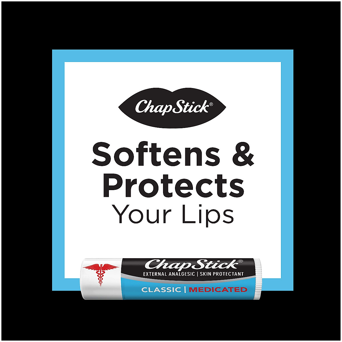 ChapStick Lip Balm Medicated 0.15 oz (Pack of 3)