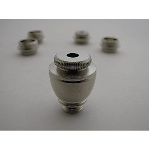 (5 Pack) Standard Threaded Novelty Nickel Anodized Bowl Lids - Fits All Standard Size Deacon Smith Bowls, DS108