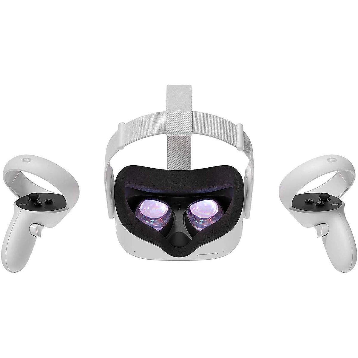 Oculus Quest 2 — 64GB Video — Advanced All-in-One Virtual Reality Headset with 3D Cinematic Sound, White — for Family Holiday VR Gaming Entertainment — 16 Feet USB Type-C Link Cable