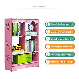 TISTIK Librero Estantería 5 Cube Bookcase Freestanding 3 Tier Open Bookshelf Modern Toy Storage Rack MDF Storage Display Cabinet for Bedroom Living Room Organizer Decor