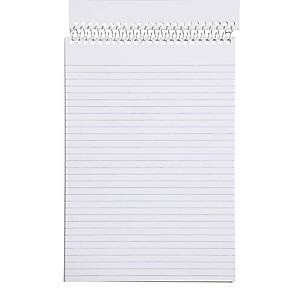 Mintra Office Steno Books - (Pastel 8PK - Lavender, Sage, Salmon, Spring Pink) - Narrow Ruled Paper, 6" x 9", 100 sheets for Writing Notes in School, University, College, Work, Office