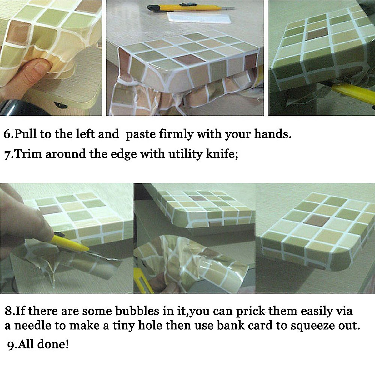 YIZUNNU Self Adhesive Contact Paper Wallpaper Furniture Film Sticker Kitchen Bedroom Wall Home Decoration (24"x99", White Peony)