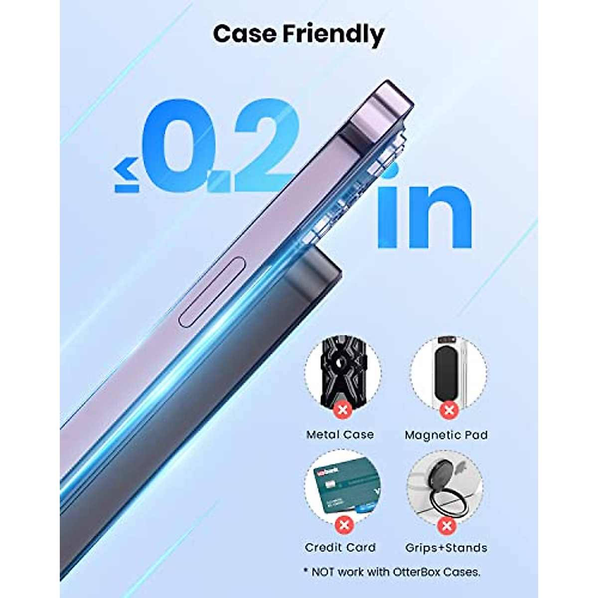 GEEKERA Wireless Charger, 2 Pack Wireless Charging Stand, Qi-Certified Charging Station for iPhone 13/12/11/Pro/Pro Max/Mini/X/Xr, Wireless Charging Station for Samsung Galaxy Series (With AC Adapter)