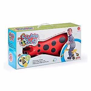 Scuttlebug Ride On - Walking Tricycle with a Foldable Design - Red