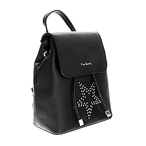Pierre Cardin 1744 NERO Black Backpack Handbags for womens