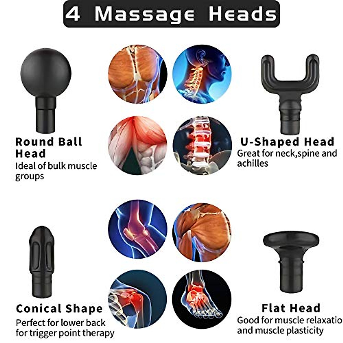 Aroprank Mini Massage Gun, Muscle Massage Gun, Upgrade Powerful Portable Percussion Massage Gun Deep Tissue for Athletes, Back Massager Gun Handheld for Back Neck Shoulder Body Pain, Gifts for Him/Men