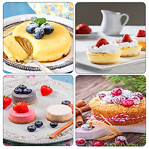 Ocmoiy Silicone Muffin Top Pans/Egg Molds for Baking Non-Stick 3" Round Silicone Mold for Muffins, Eggs, Tarts, Corn Bread, 6 Cavities Whoopie Pie Pan Pack of 3