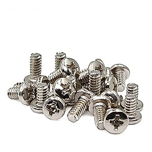 OPYTR Screw Anchors 100pcs Sunk Screw 3.5 Thread for Computer Hard Disk Drive HDD Screw 6#32 * 6 6#32 * 5 Anchors (Length : 100 PCS, Size : 6 32X6mm)