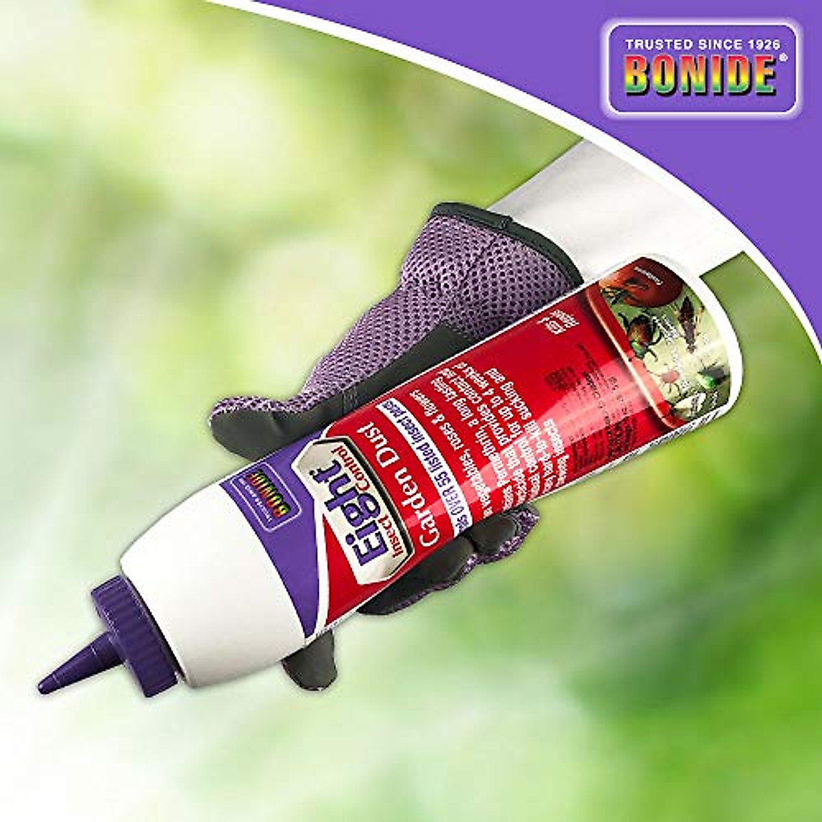 Bonide Eight Insect Control Garden Dust, 10 oz Ready-to-Use Insect & Mite Killer for Outdoor Garden, Long Lasting Insecticide