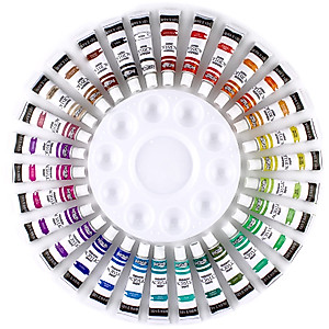 ArtSkills Acrylic Paint Set, Hobby Art & Craft Paint Kits for Adults & Kids with Paint Palette for Acrylic Painting, 30 pc