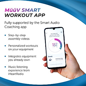 Stamina ATS Air Rower, Grey - Smart Workout App, No Subscription Required - Foldable Rowing Machine for Home Use