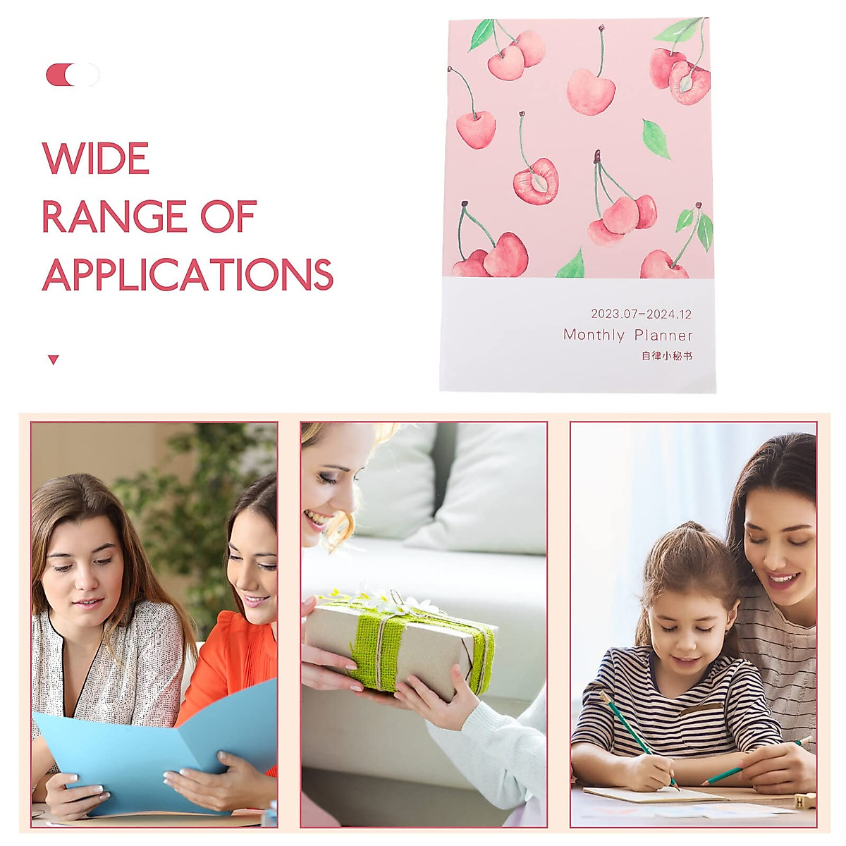 MAGICLULU Calendar Planner 2023-2024 18 Months To Do List Notebook Daily Monthly Weekly Planner Agenda Schedule Organizer Green Avocado