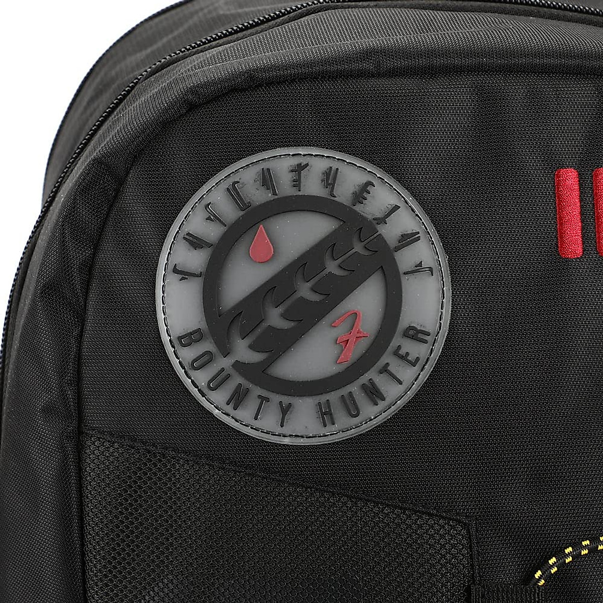 Bioworld Mandalorian Bounty Hunter Flat Front with Bungee Detailing and Mesh Panels Backpack