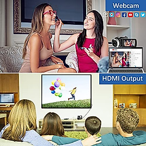 MISIOU Video Camera Camcorder, 4K 48MP 60FPS IR Night Version Vlogging Camera 18X Zoom WiFi Digital Camera YouTube Recorder Camera with Microphone, 2.4G Remote Control, Lens Hood