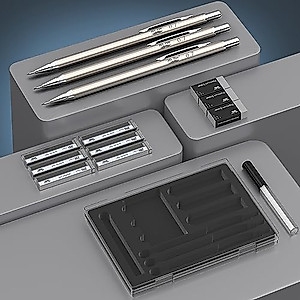 Mr. Pen- Metal Mechanical Pencil Set, 0.7mm, 3 Pack, 0.7 mechanical pencils, mechanical pencil .7, Sketching Pencils, Drafting Pencil, Mechanical Pencil