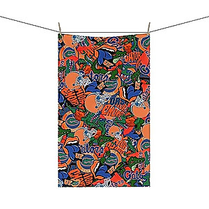 Kitchen Towels Fl Dish Towels Gators Useful Towel for Kitchen and Dishcloths Set 18 x 30 Cooking Baking Cotton Dish for Washing Dishes Rags Everyday