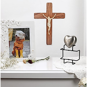 YATSKIA Heart Shaped Small Pet Urn - Cremation Urn for Cat & Dog - Heart Urn - Pet Ashes Keepsake - Small Urn for Pet Ashes - Pewter Pet Urn - Cremation Keepsake - Small Keepsake Urn