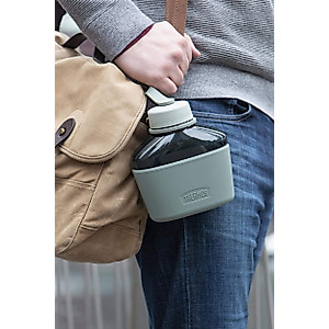 ALTA SERIES BY THERMOS Plastic Canteen Bottle 32 Ounce, Matcha Green