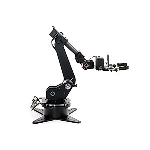 Waveshare Robotic Arm Kit, Desktop Robotic Kit, High-Torque Serial Bus Servo, Based On ESP32, 5-DOF, Supports Wireless Control