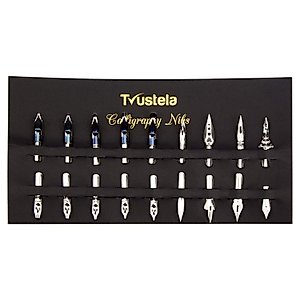 Trustela Office Supplies Calligraphy Nibs, 18 Calligraphy Pen Nibs, Dip Pen Nibs, Feather Pen Nibs, Quill Pen Nibs, Ink Pen Nibs, Fountain Pen Nibs