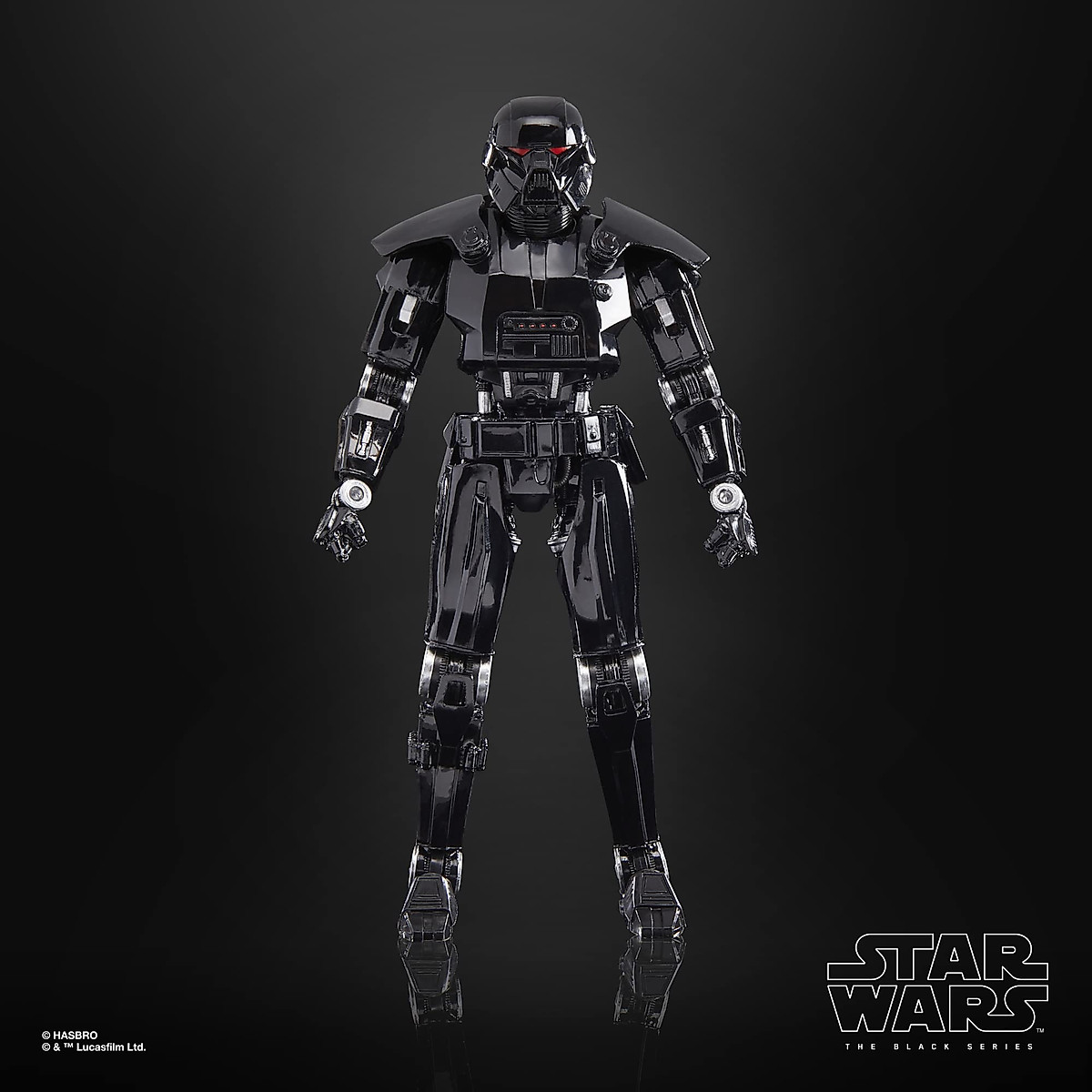 STAR WARS The Black Series Dark Trooper Toy 6-Inch-Scale The Mandalorian Collectible Action Figure, Toys for Kids Ages 4 and Up