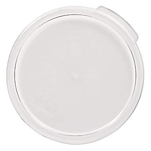 Tiger Chef 22 Quart Commercial Grade Clear Food Storage Round Polycarbonate Containers With Clear Lids 