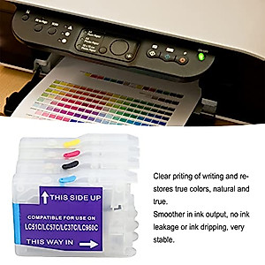 FTVOGUE Ink Cartridge,4 Colors Printing Accessory 4 Colors Desktop Photo Printers for 135C 150C 153C
