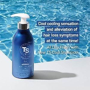 New TS Cool Shampoo for Scalp and Hair (16.9 Fl Oz) | Therapy Shampoo | Mint Scent with Essential Oil & Natural Ingredients | Parabens free | Anti- Dandruff & Cooling Shampoo| Made in Korea