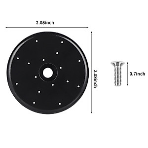 2 Pack Pre-Rinse Spray Valve Repair Kit 1.42 GPM Spray Face Bumper for All Commercial Sink Pre Rinse Faucet Dish Sprayer, Bumper and Screw Replacement Part, Black