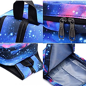 WEIYON Teen Boys Cristiano Ronaldo 3 in 1 School Bookbag Set-Lightweight Canvas Backpack+Shoulder Bag+Pencil Case