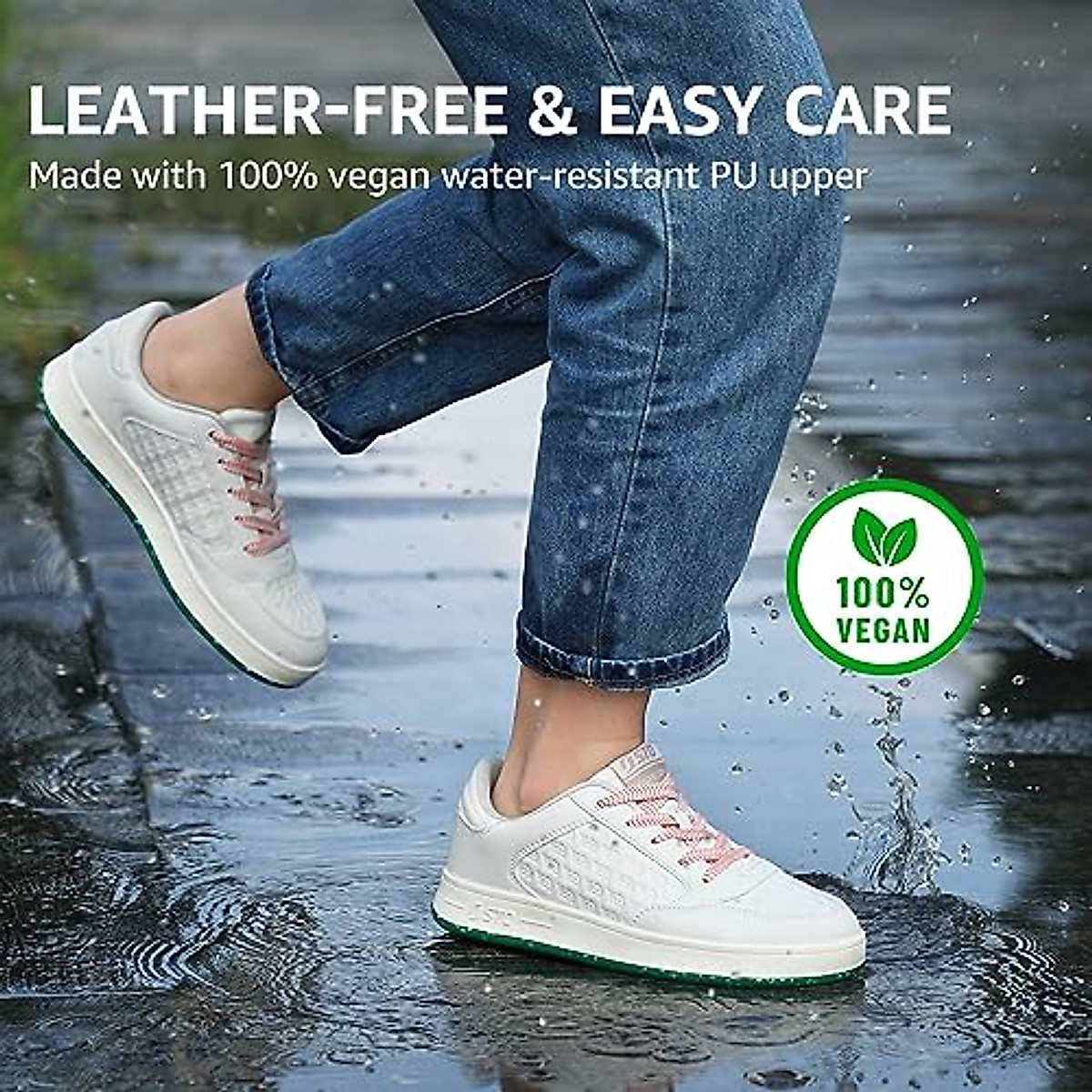 STQ Skate Shoes for Women Black Sneakers Fashion Lace Up Skateboard Shoes Comfortable Non Slip Graphite Black Size 7