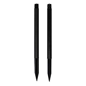 Natures Mark Solar Power Lighted House Numbers Address Stake Sign - LED Illuminated Outdoor Metal Light Up House Number Sign Decor for Home Yard Street (Metal Stake)