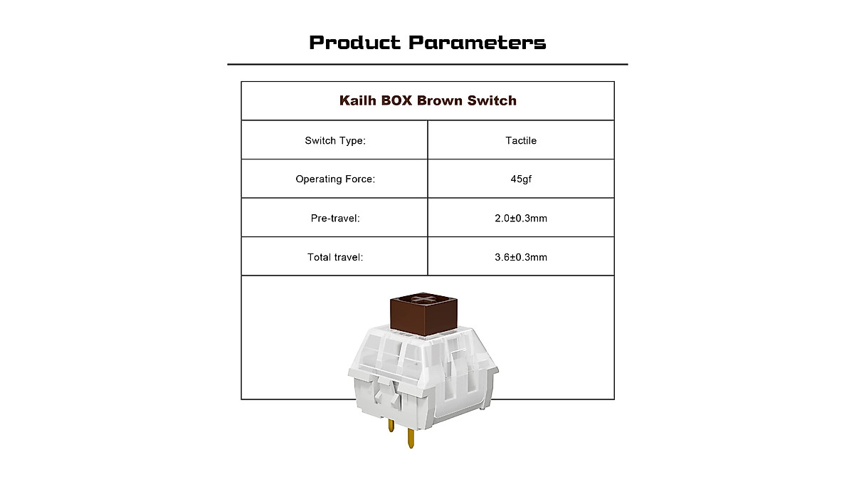 AUDHEID Mechanical Key Switches - 30 Tactile Switches