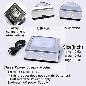 PODOI 3D Moon Crystal Ball, Birthday Christmas Astronomy Gifts for Kids, Gifts for Space Lovers, Presents for Children