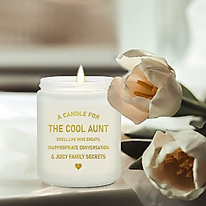 Volufia Aunt Gifts from Niece, Nephew - Birthday Gifts for Aunt - Best Aunt Ever Gifts, Aunt Mothers Day Gifts, Promoted to Aunt Present - Funny Aunt Lavender Candle Gifts