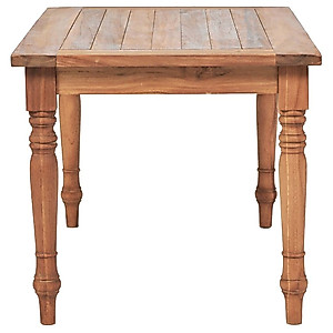 QJBSAVVA Batavia Coffee Table Teak 35.4"x19.7"x17.7",Entrance Table Tray Tables Center Table Low Table Suitable for Meeting Rooms, Reception Rooms, Offices