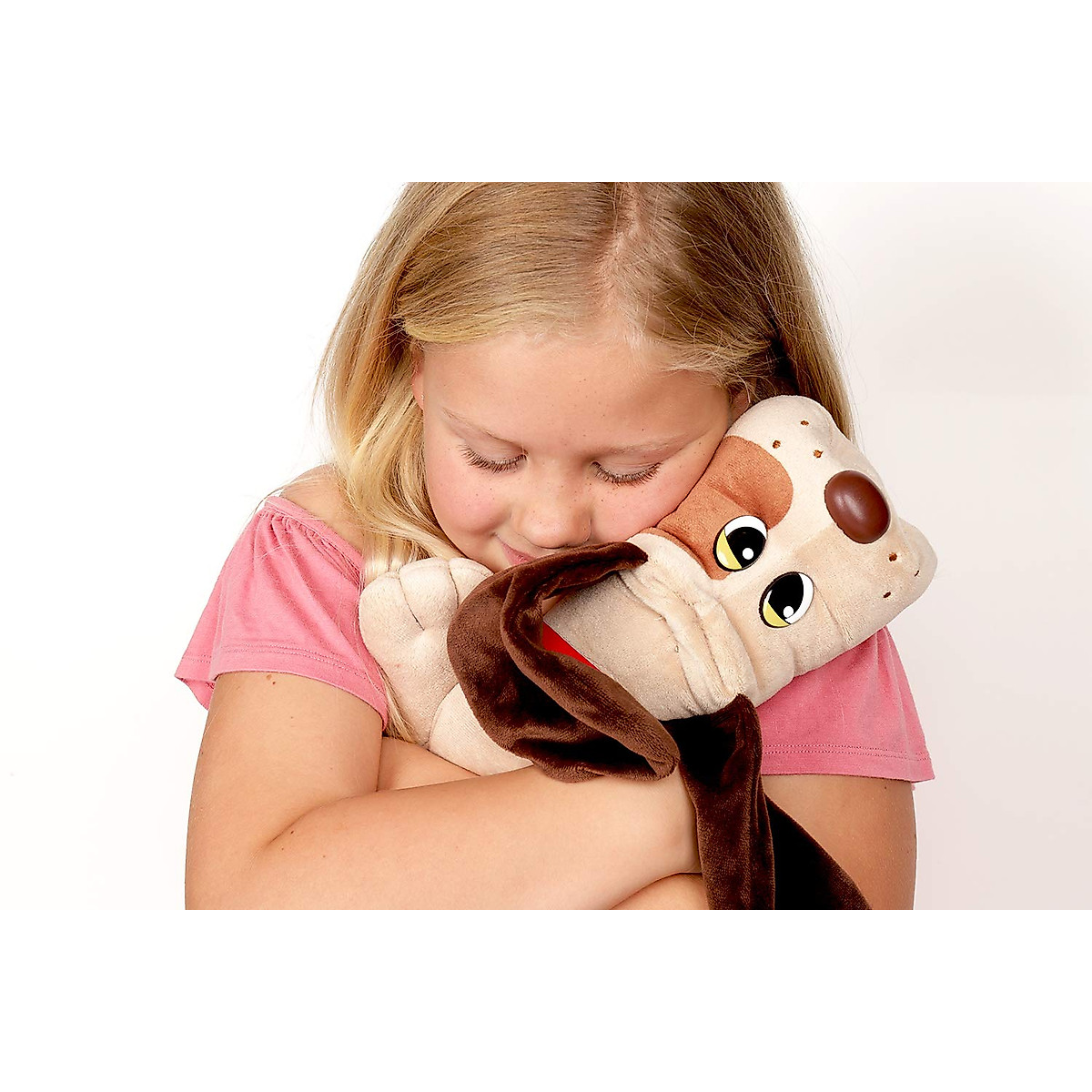 Basic Fun Pound Puppies Classic Stuffed Animal Plush Toy - Great Gift for Girls & Boys - 17" - Beige with Brown Spots