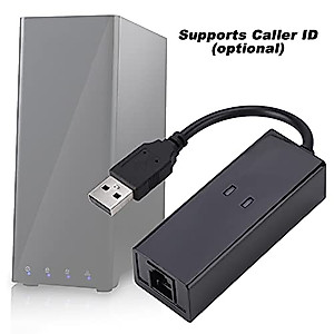 USB2.0 56K External Dial Up Fax Data Modem, V.92 Voice Fax Data Modem Dongle Adapter, for Windows 98, for Win SE, for Win 2000, for Win XP, for Win Vista, for Win 7