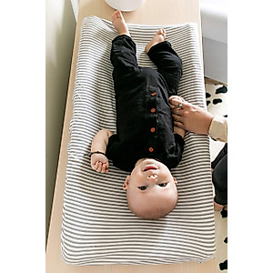 Copper Pearl Premium Knit Changing Pad Cover Soft, Stylish, and Universal Fit for All Standard Diaper Changing Pads, Trendy Design Changing Pad Covers, Everest