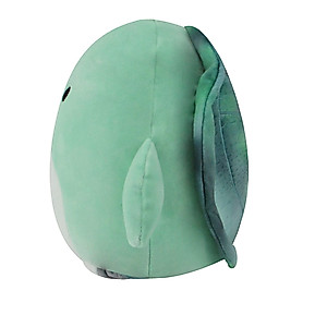 Squishmallows FlipAMallows 12-Inch Odile Grey Seal and Cole Teal Turtle - Medium-Sized Ultrasoft Official Kelly Toy Plush