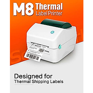 Fangtek Shipping Label Printer - Direct Thermal High Speed Printer - Compatible with Amazon, Ebay, Etsy, Shopify - 4×6 Label Printer & Multifunctional Printing