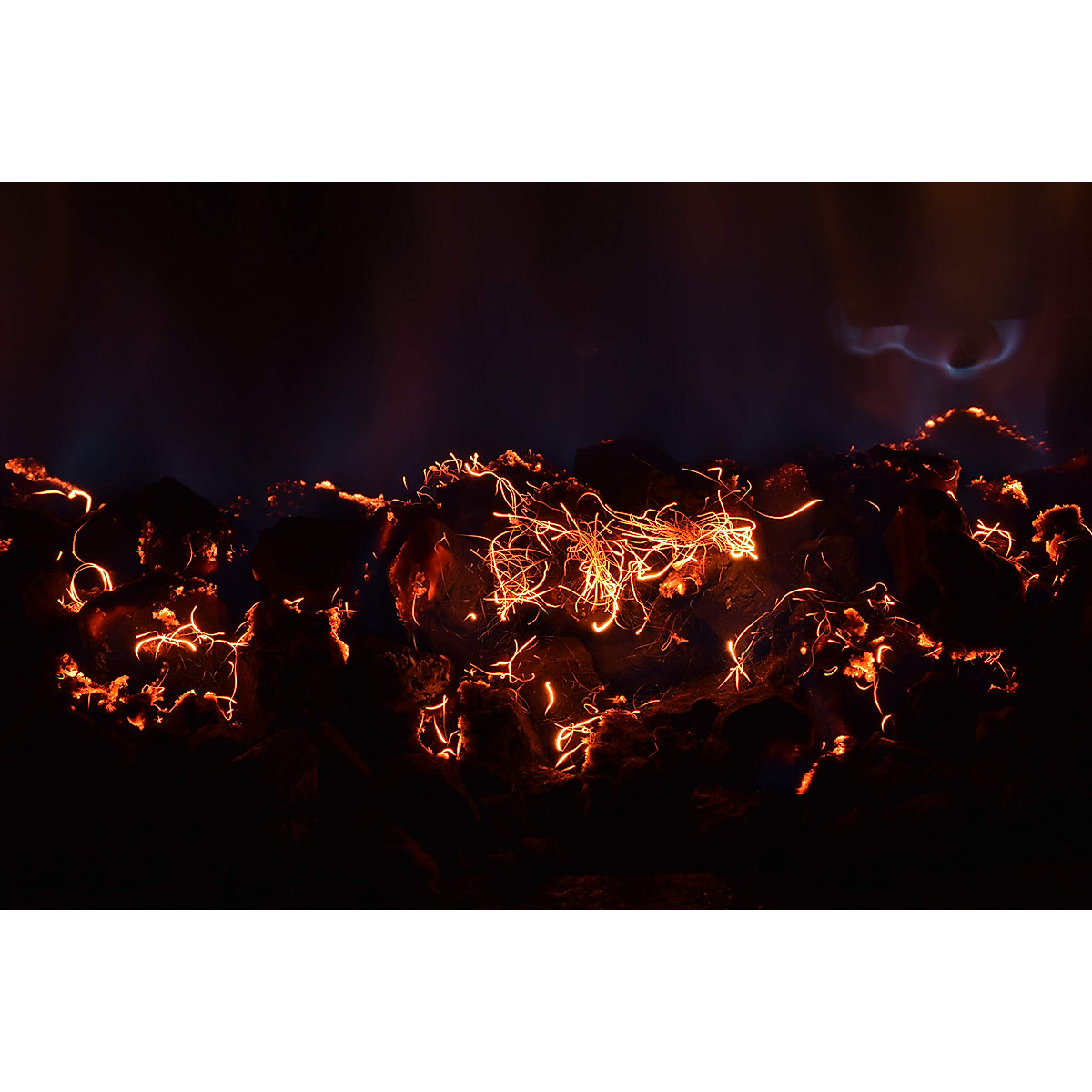 Enhance a Fire! 1 Gram Pack Neon Embers, Glowing Metallic Threads for Vented Gas Fireplaces & Log Sets| Made in USA!