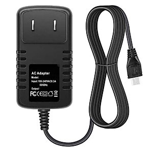 Nuxkst Global AC/DC Adapter for Siemens Gigaset QV830 8" Android Tablet PC Power Supply Cord Cable PS Wall Home Charger Input: 100V - 120V AC - 240 VAC 50/60Hz Worldwide Voltage Use Mains PSU